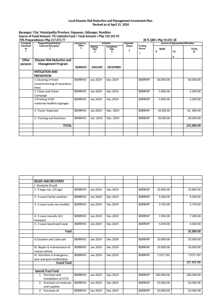 ldrrmip 2023 (aip) | PDF
