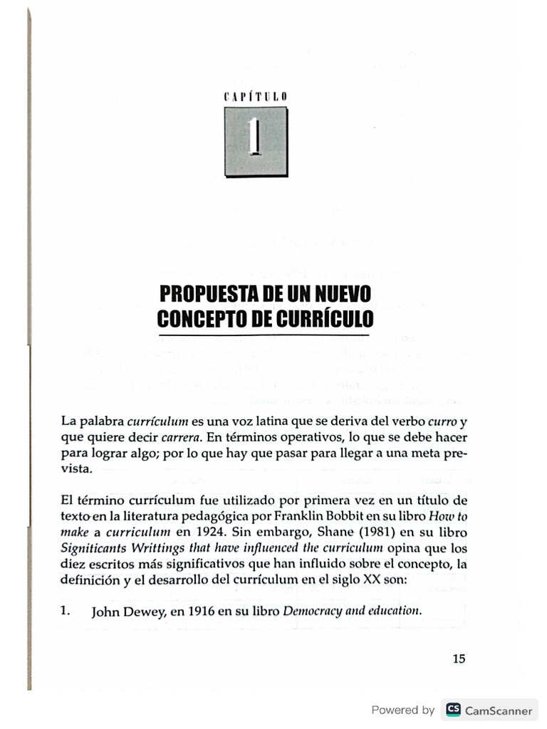 Concepto de Curr-Culo | PDF