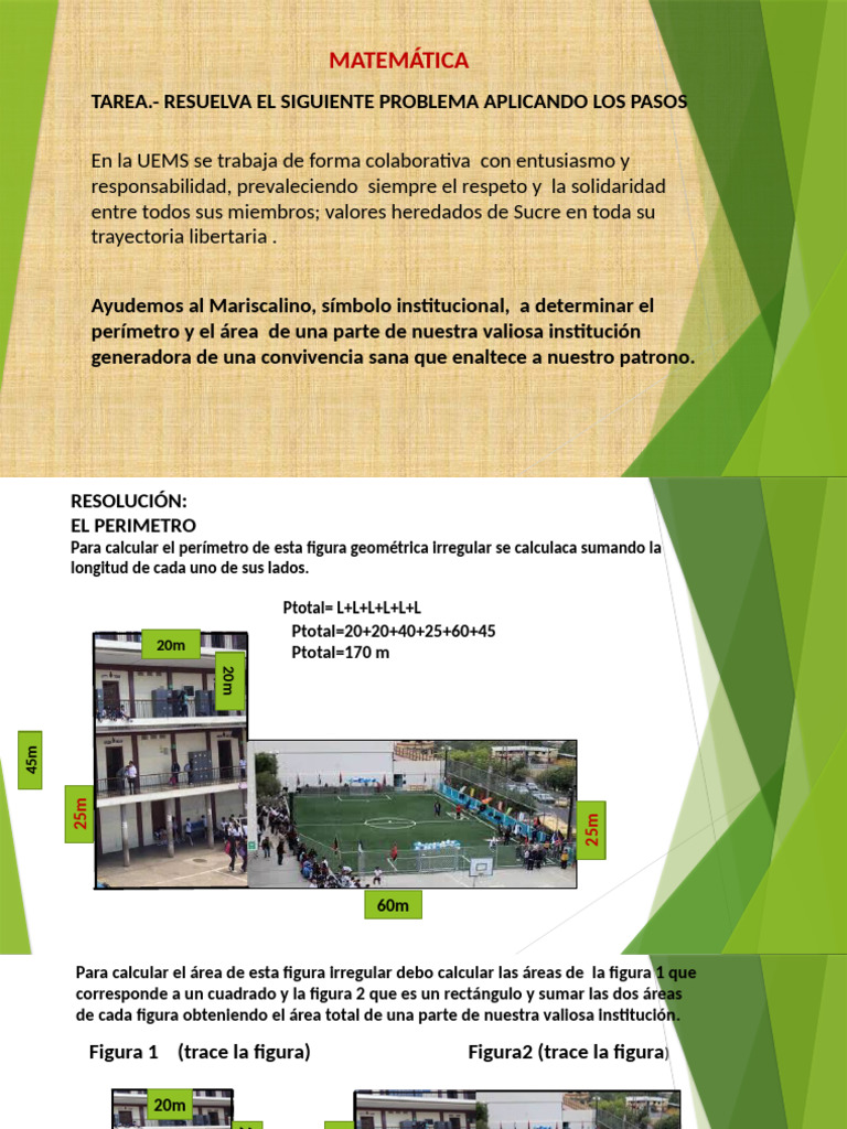 Perímetro y Área de Figuras Irregulares | PDF