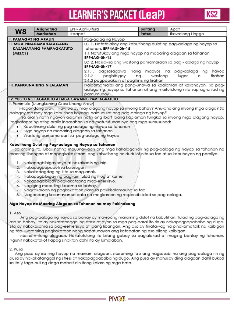 Q4-Elem-AFA-4-Week8 | PDF