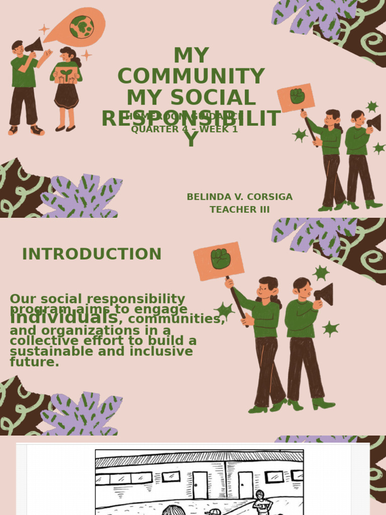 Community Social Responsibility Guide | PDF | Learning | Social Psychology