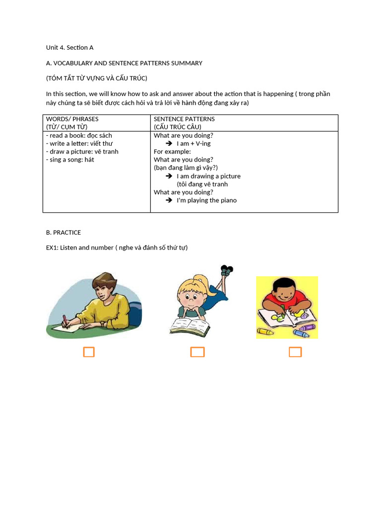 Unit 4. Section A | PDF