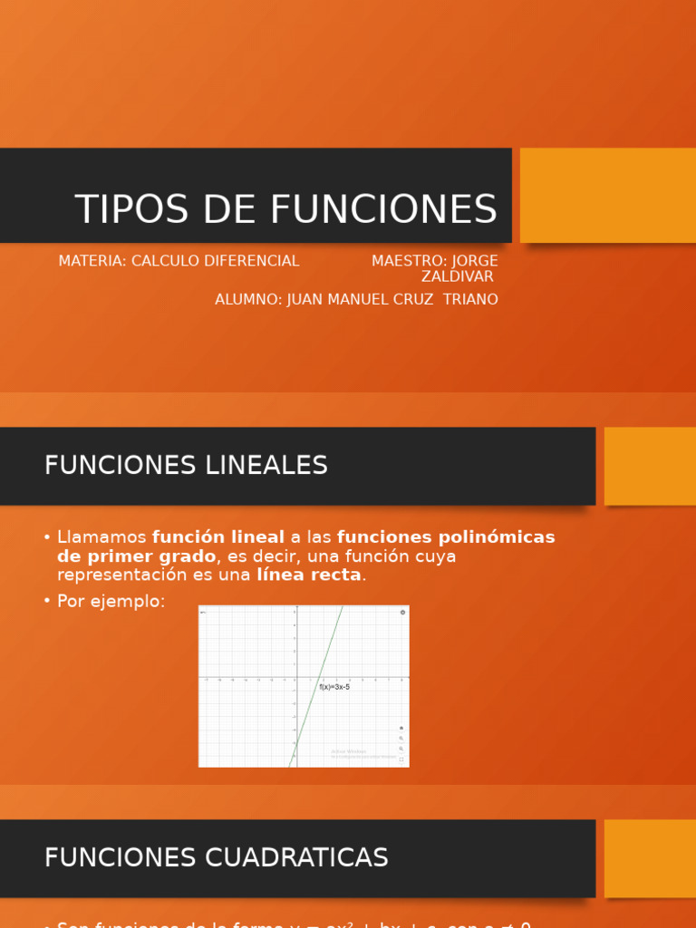 Tipos de Funciones | PDF