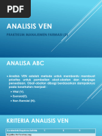 Metode Analisis ABC dan VEN Obat | PDF