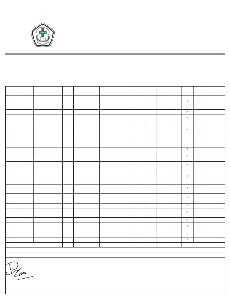 nilai kimia organik revisi sudah ttd | PDF