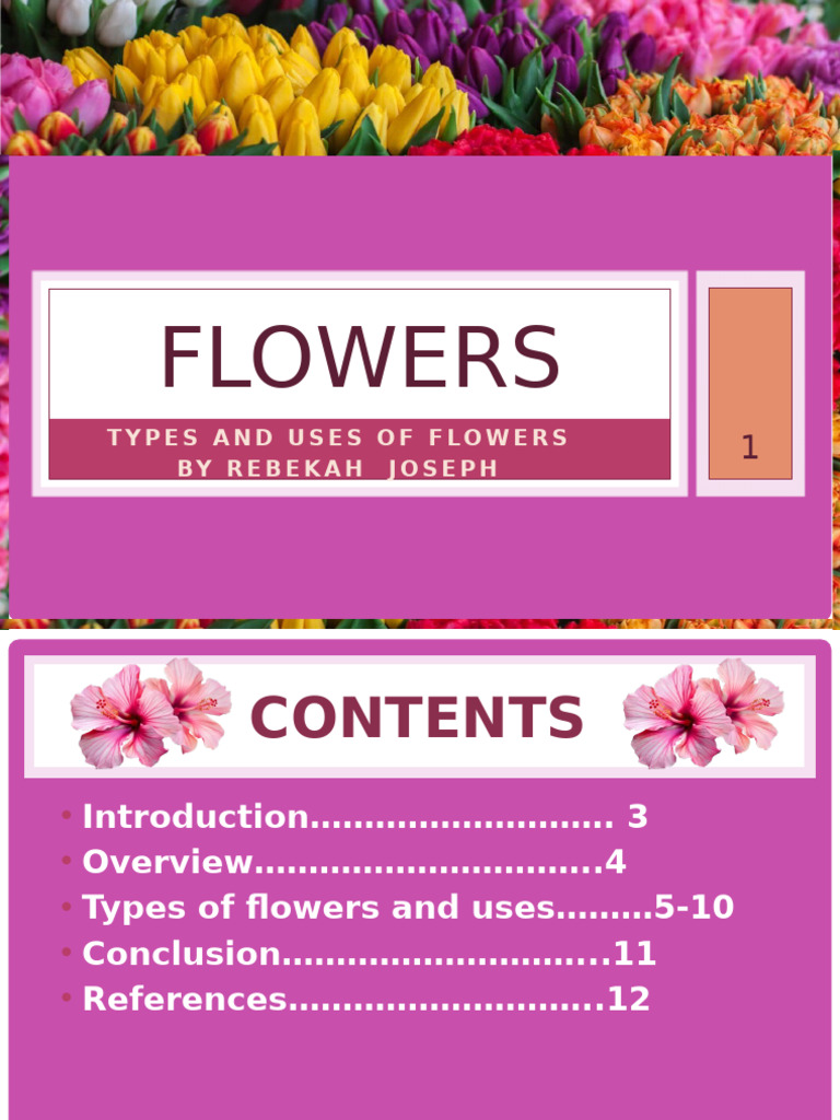 Flower Powerpiont | PDF | Flowers | Plants