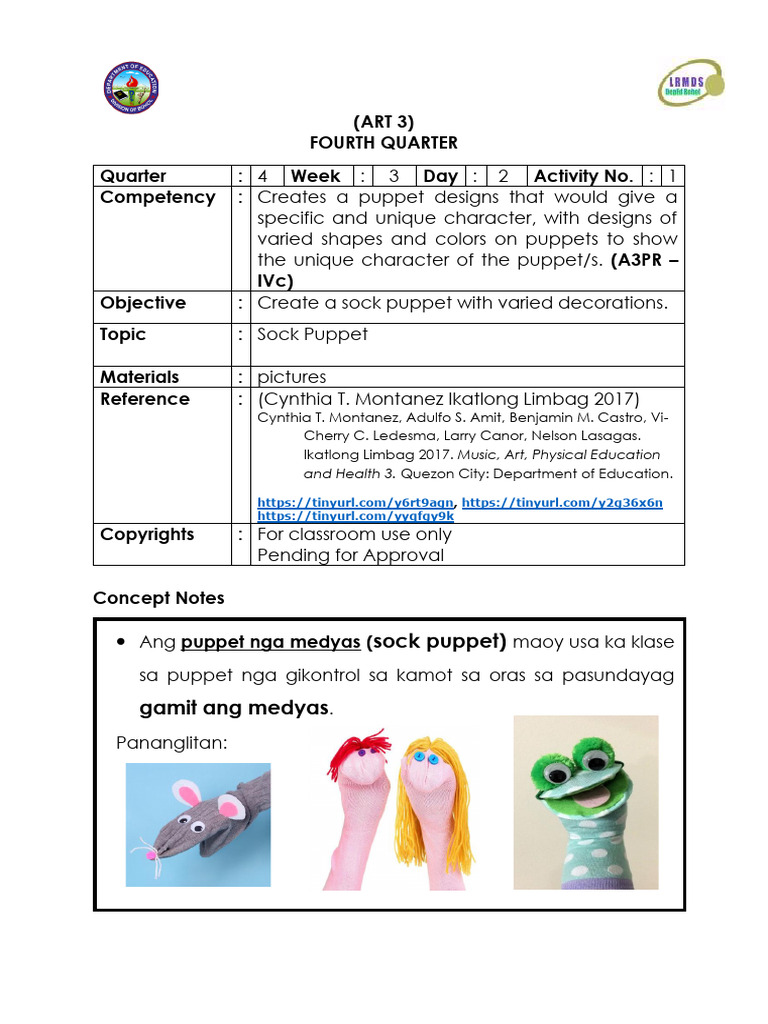 ART 3 - Q4 - LAS - Week 3 | PDF