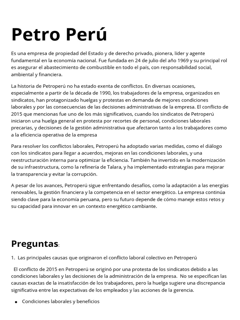 Petro Peru | PDF | Derecho laboral | Arbitraje