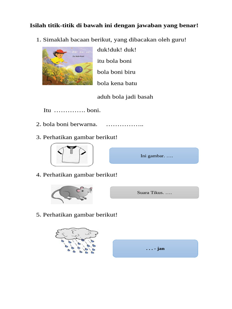 Soal Bindo STS | PDF