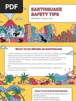 Earthquake Duck, Cover, and Hold Tips | PDF
