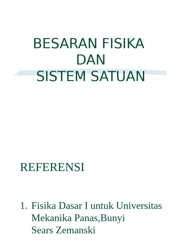 Fisika Dasar ! | PDF
