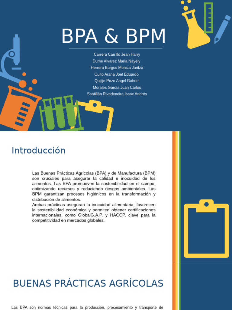 BPA&BPM | PDF | Agricultura | Alimentos