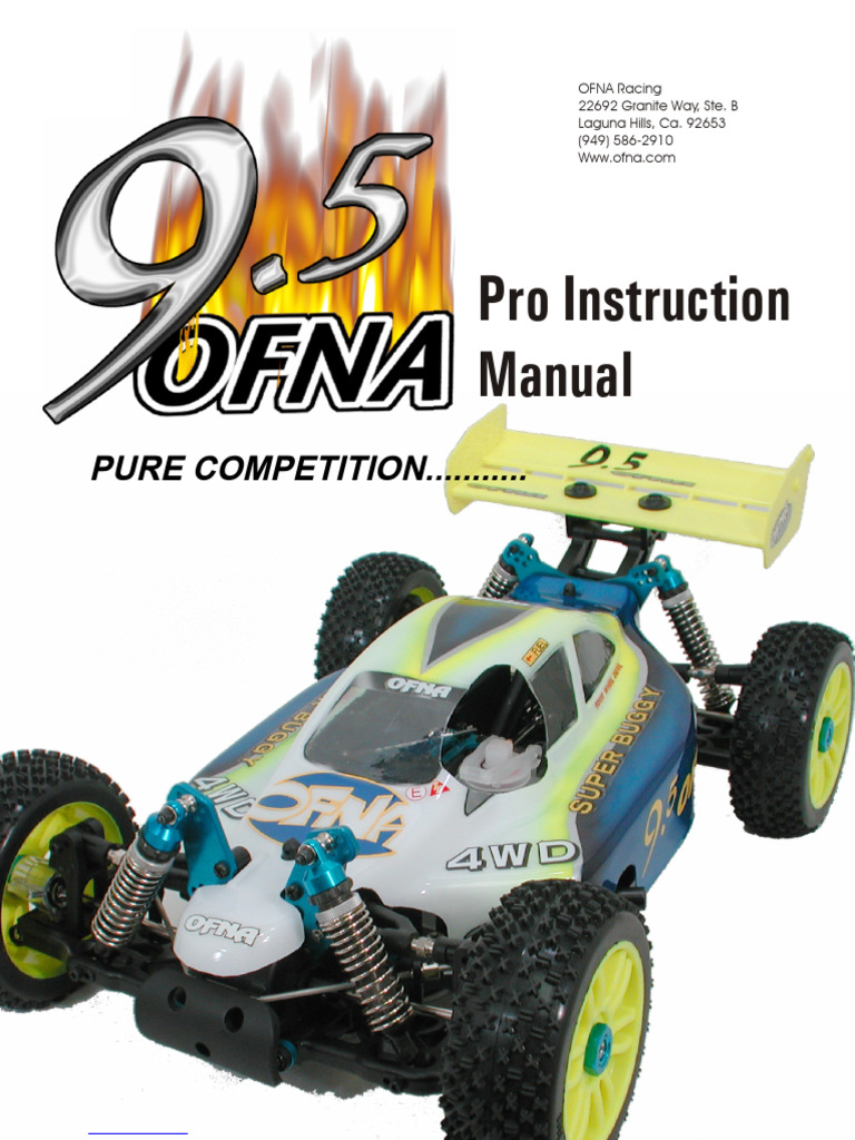 OFNA 9.5 Buggy | PDF | Gear | Screw