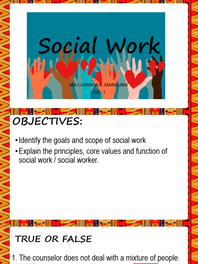 DIASS Q4, WK 1 DIASS Social Work | PDF | Social Work | Social Skills