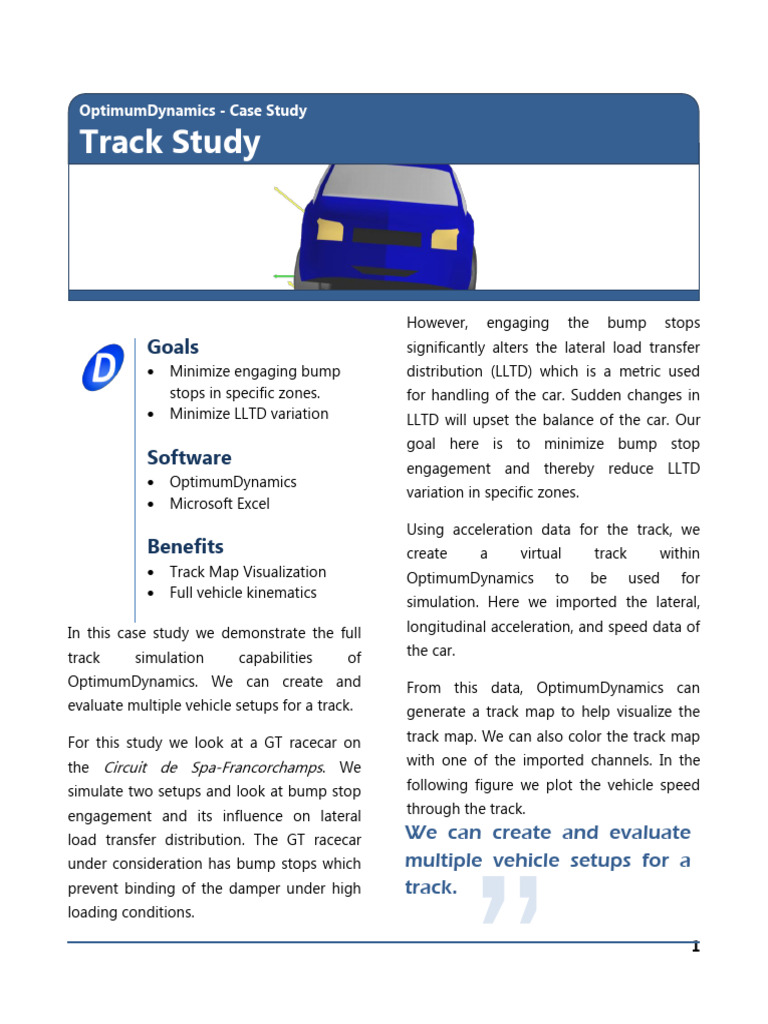 OptimumDynamics Track Study | PDF | Simulation