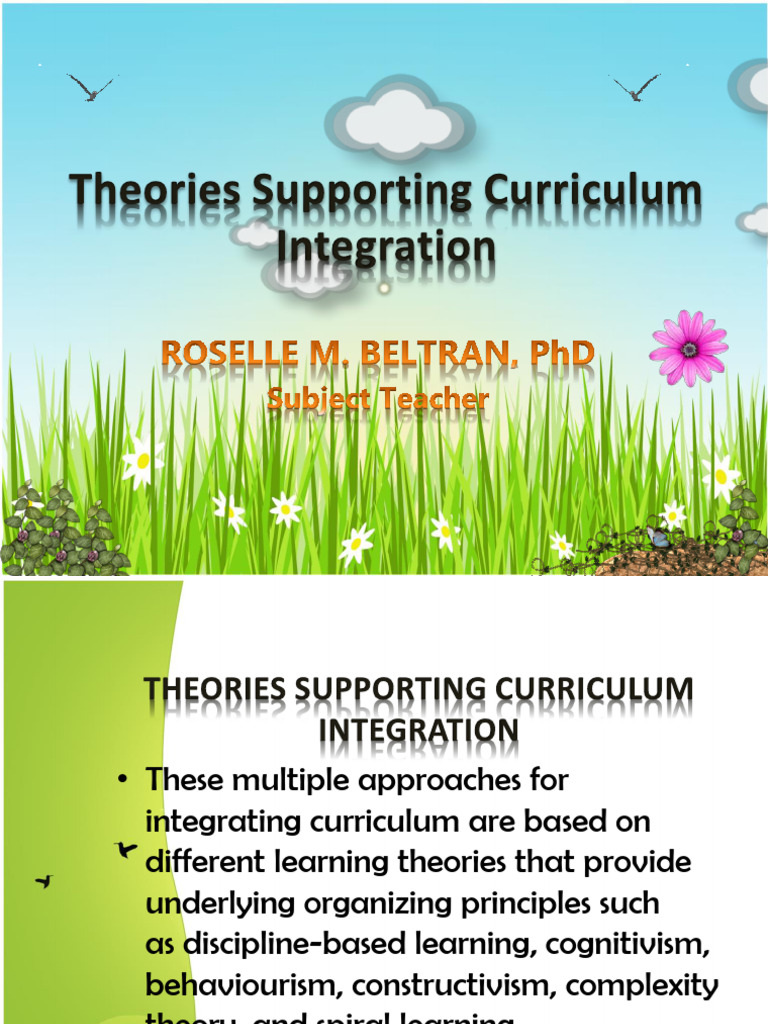 Theories Supporting Curriculum Integration | PDF | Constructivism (Philosophy Of Education ...