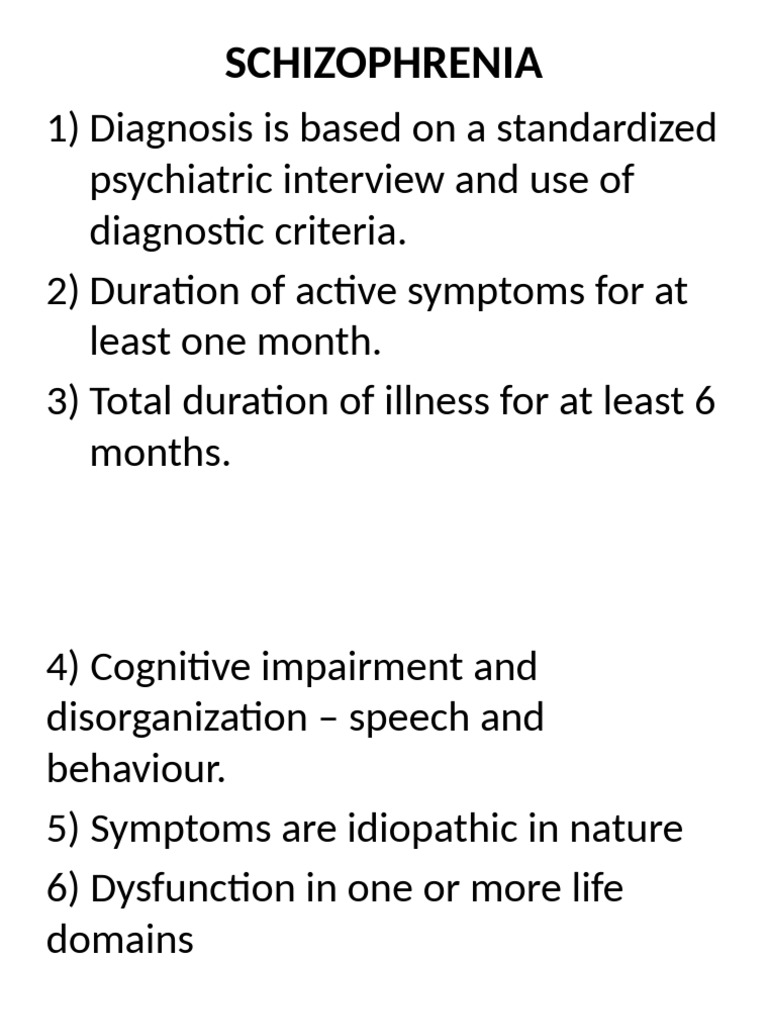 2024 Schizophrenia Presentation | PDF | Schizophrenia | Psychosis