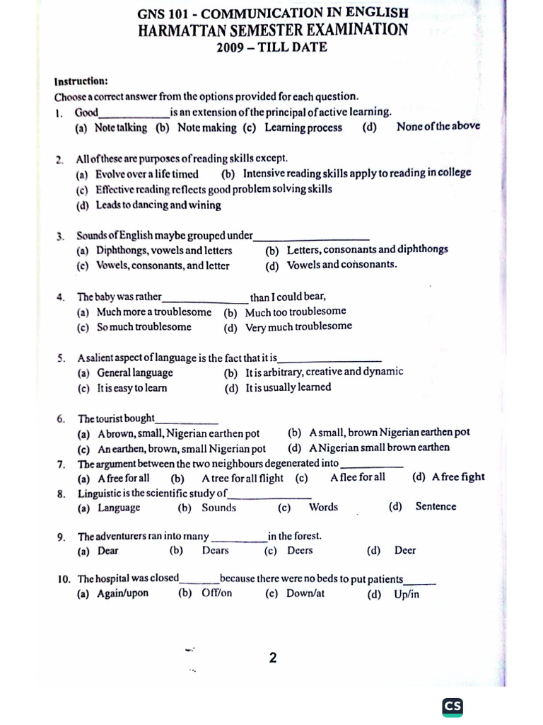 Gns Practice Prob CGM | PDF