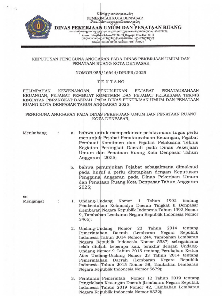 SK PPK Dan PPTK Final 2025 | PDF