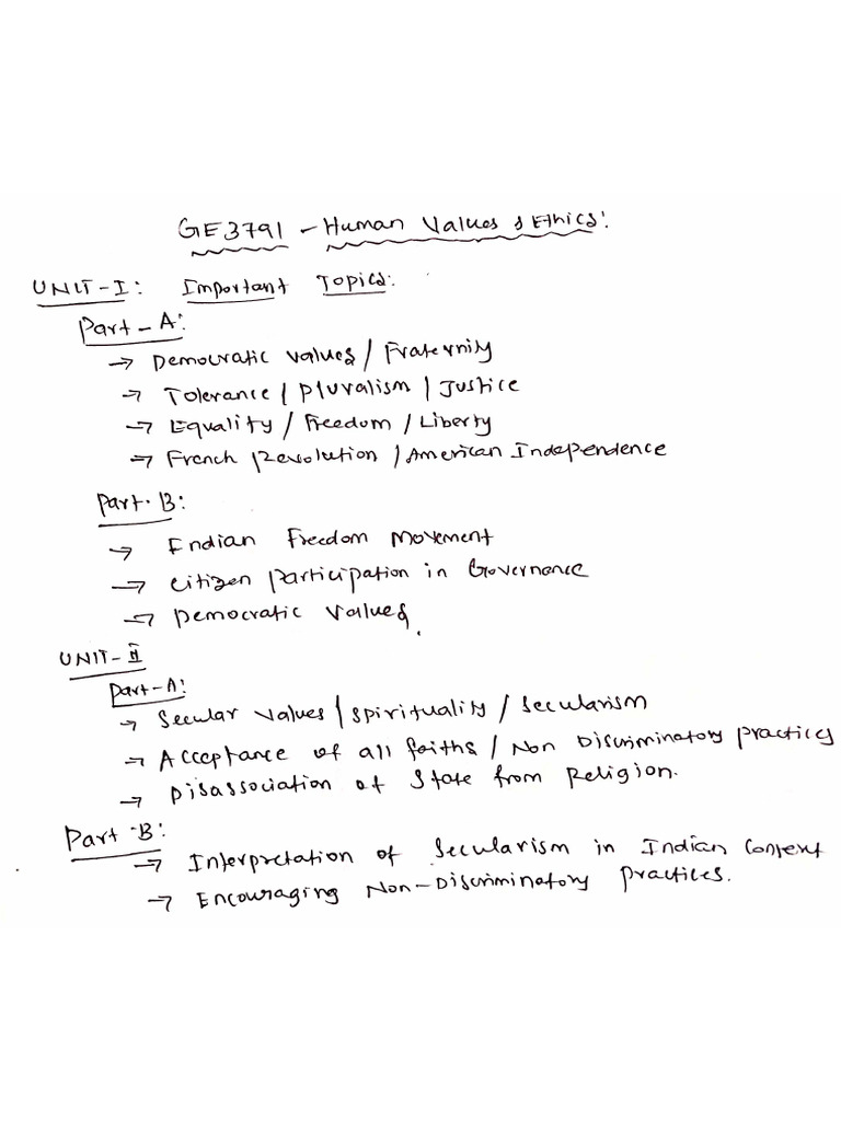 Human Values and Ethics | PDF