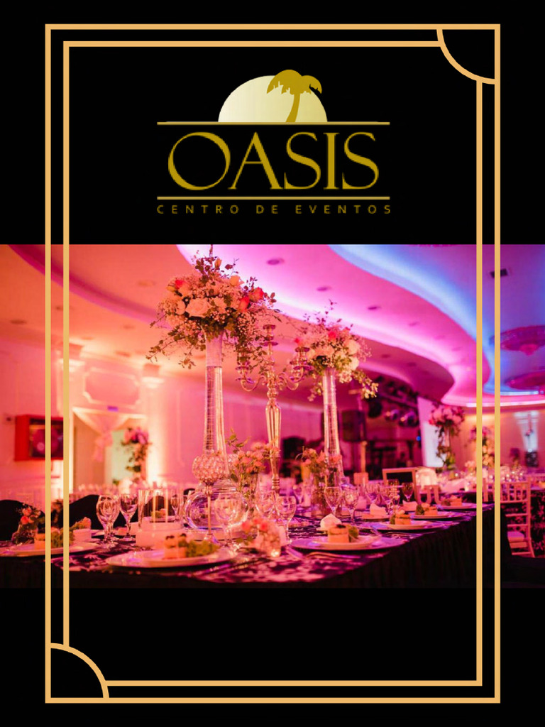 Menú Eventos de Empresa Centro de Eventos Oasis Nuevo | PDF