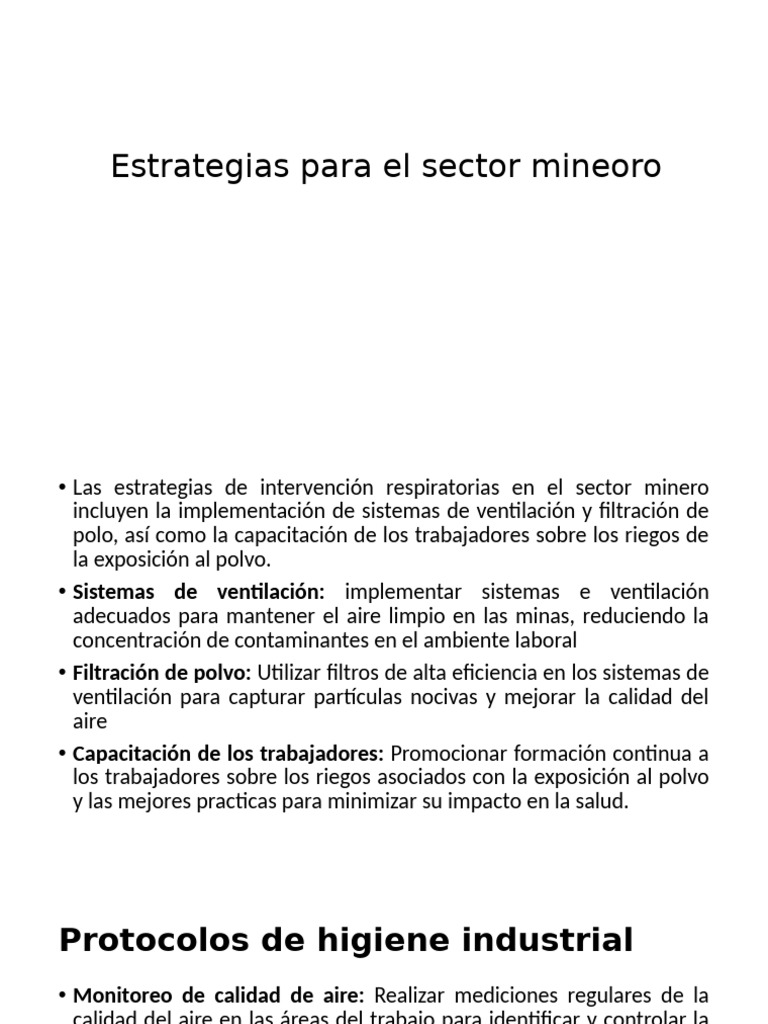 Estrategias para El Sector Mineoro | PDF
