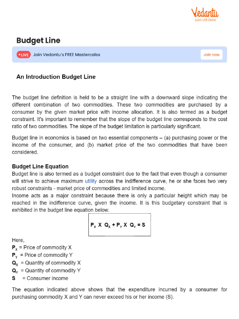 Budget Line | PDF