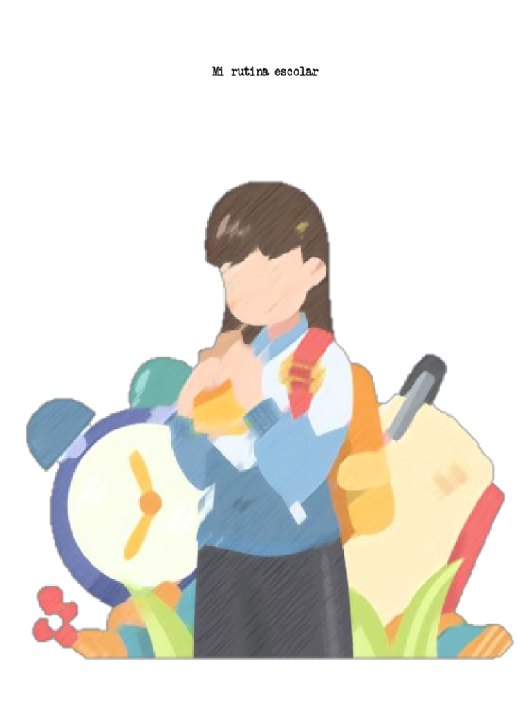 Poema - Mi Rutina Escolar - Vazquez Sanchez Rosa Irma | PDF