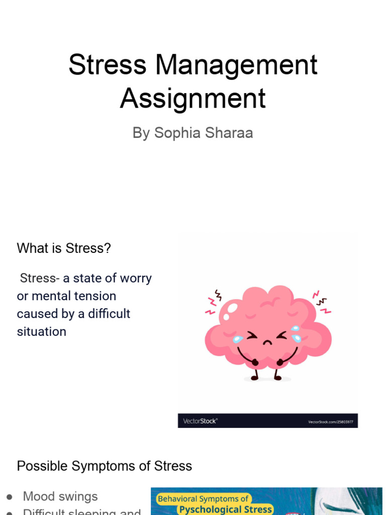Stress Management Assignment | PDF | Stress (Biology) | Stress Management