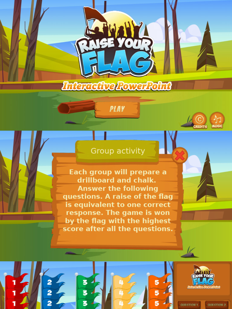 Raise Your Flag Game Instructions | PDF | Tests | Standardized Tests