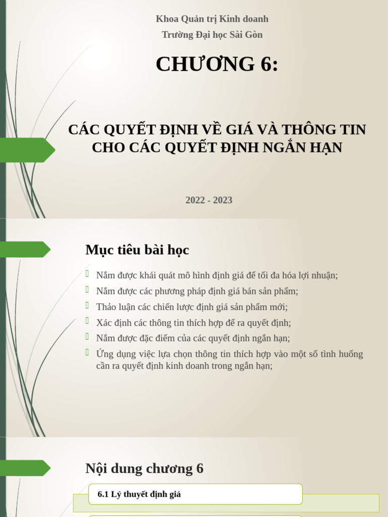 MA - Chapter 6 - Updated | PDF