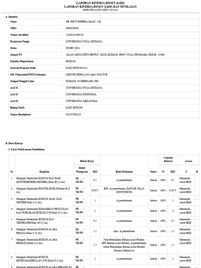 LKD - 0003026308 TA 2024 - 2025 Ganjil | PDF