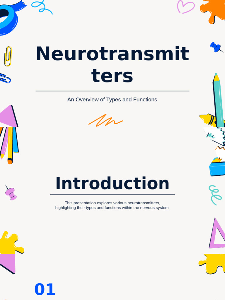 Neurotransmit Ters: An Overview of Types and Functions | PDF | Neurotransmitter | Neuroscience