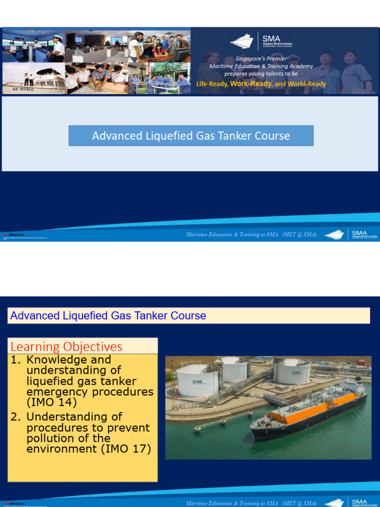 Advanced Liquefied Gas Tanker Training | PDF | Firefighting | Gases