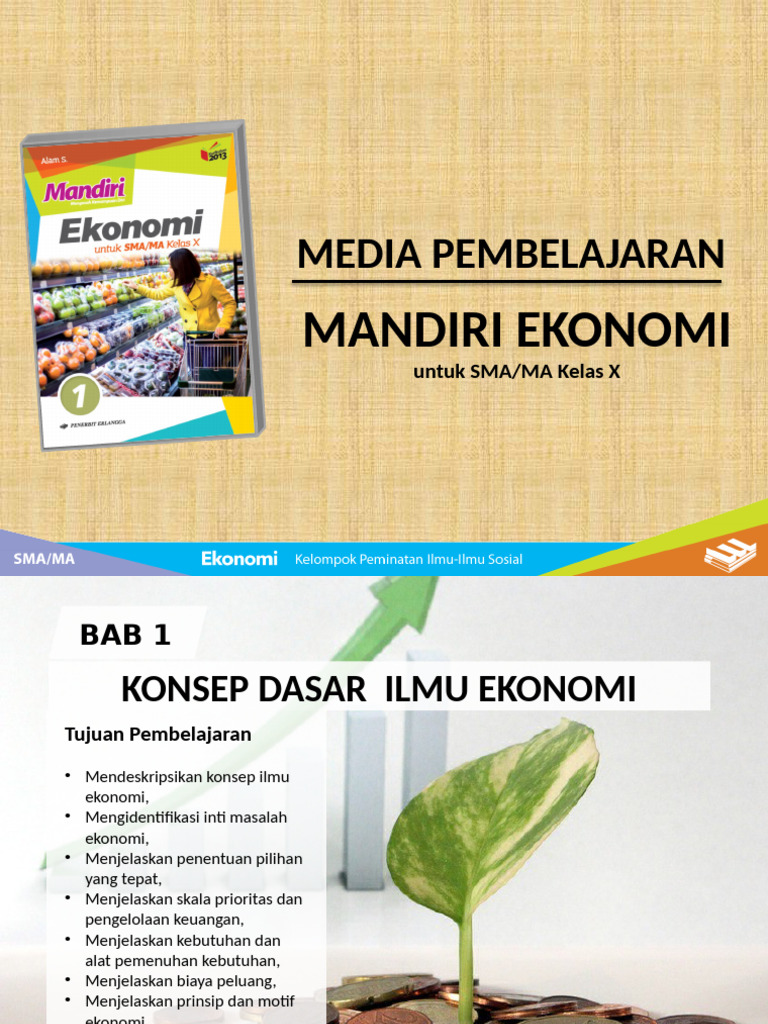 MANDIRI EKONOMI SMA - MA KLS.X - K13N-Media Mengajar-PPT Mandiri ...