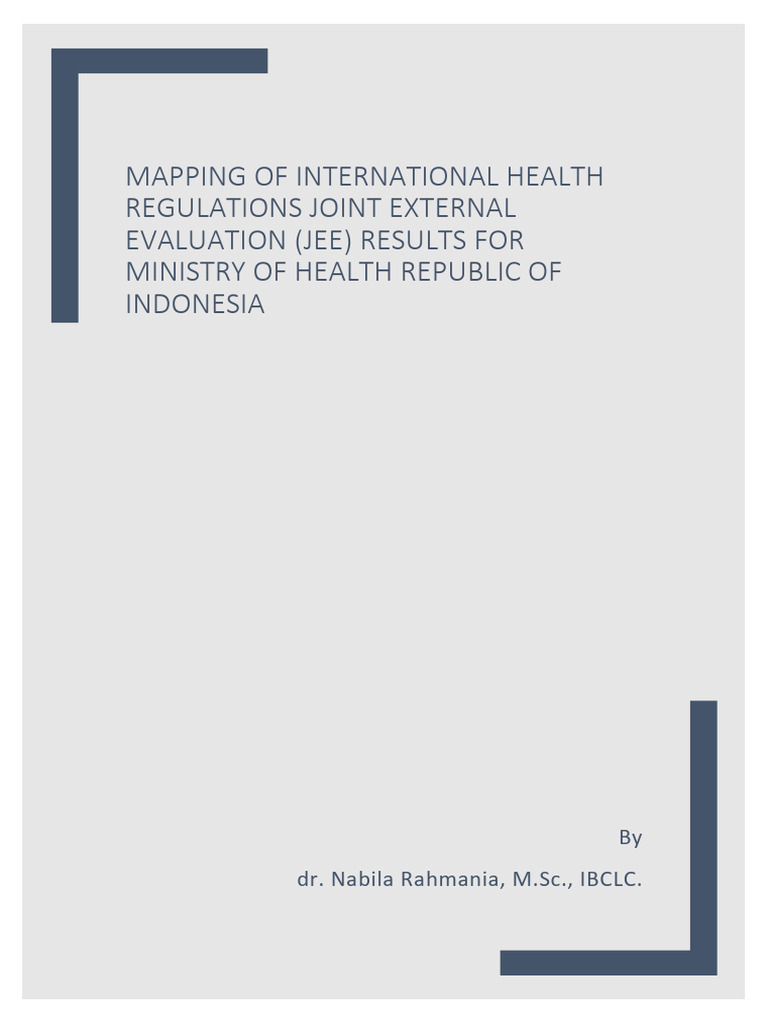 Mapping International Health Regulations Joint External Evaluation ...