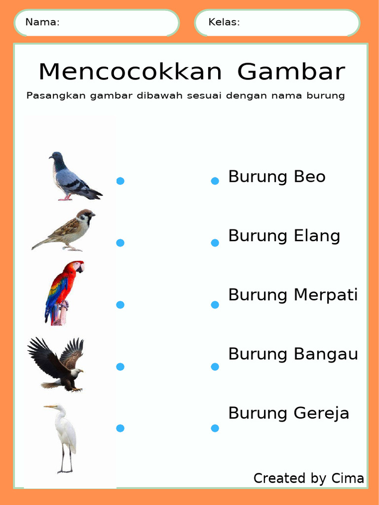 Lka Paud Tema Burung | PDF