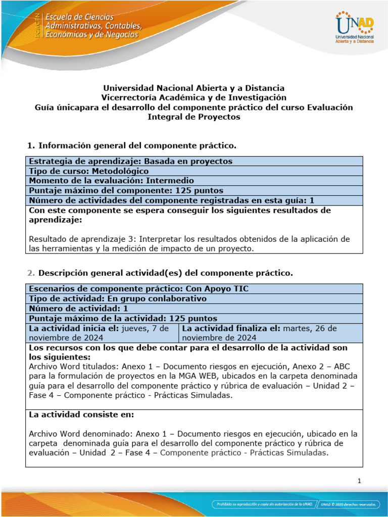 Guía para El Desarrollo Del Componente Práctico - Unidad 2 - Fase 4 - Componente Practico ...