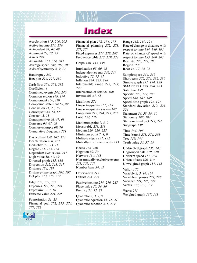 Mathematics Form 4 Textbook | PDF