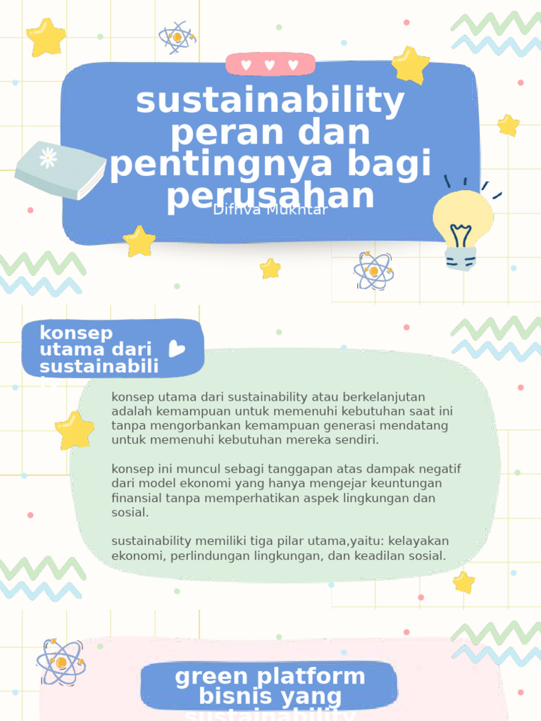 Sustainability Peran Dan Pentingnya Bagi Perusahaan | PDF