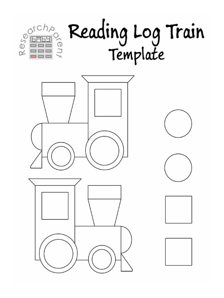 Reading Log Train Template | PDF