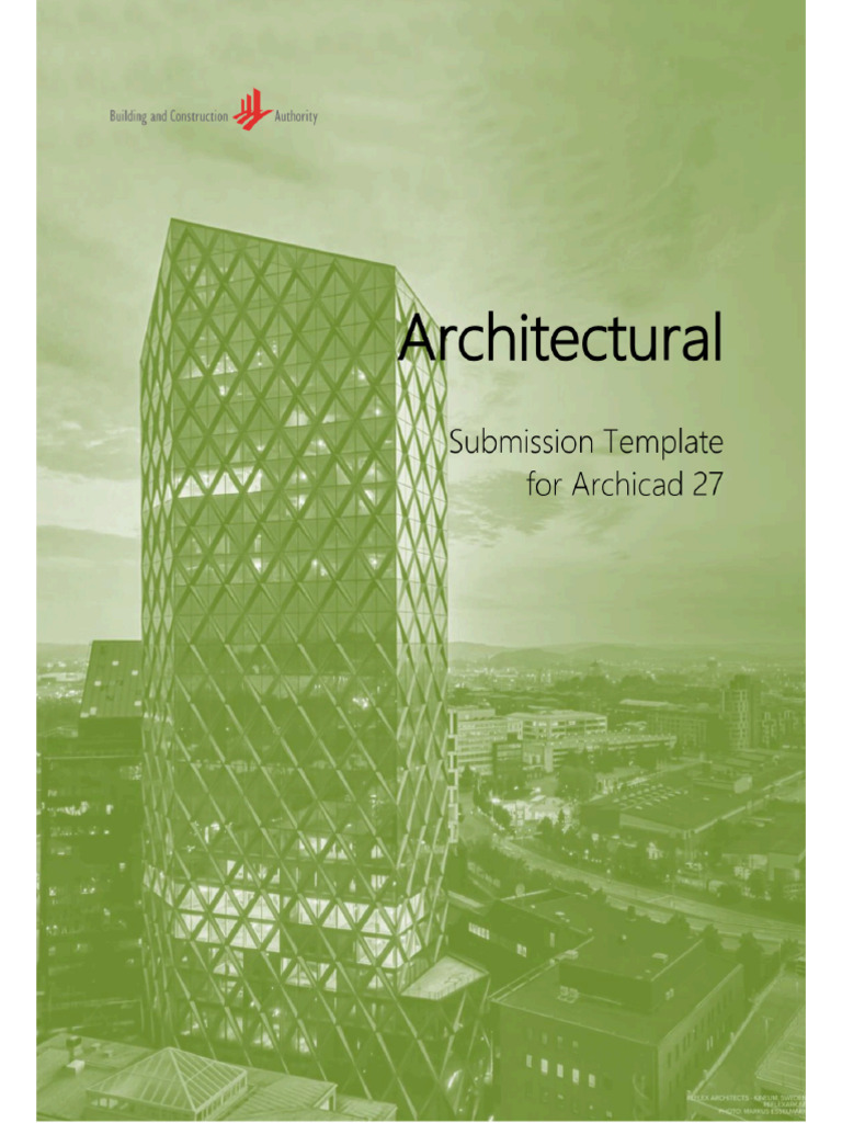 Architectural BIM Submission Template Use Guide (Archicad 2027) | PDF
