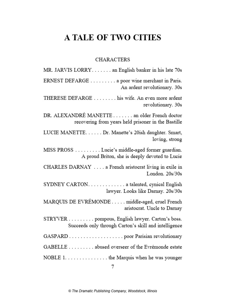 A Tale of Two Citie | PDF | A Tale Of Two Cities | Books About The ...