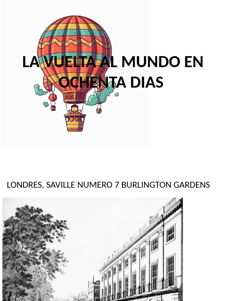 La Vuelta Al Mundo en Ochenta Dias | PDF