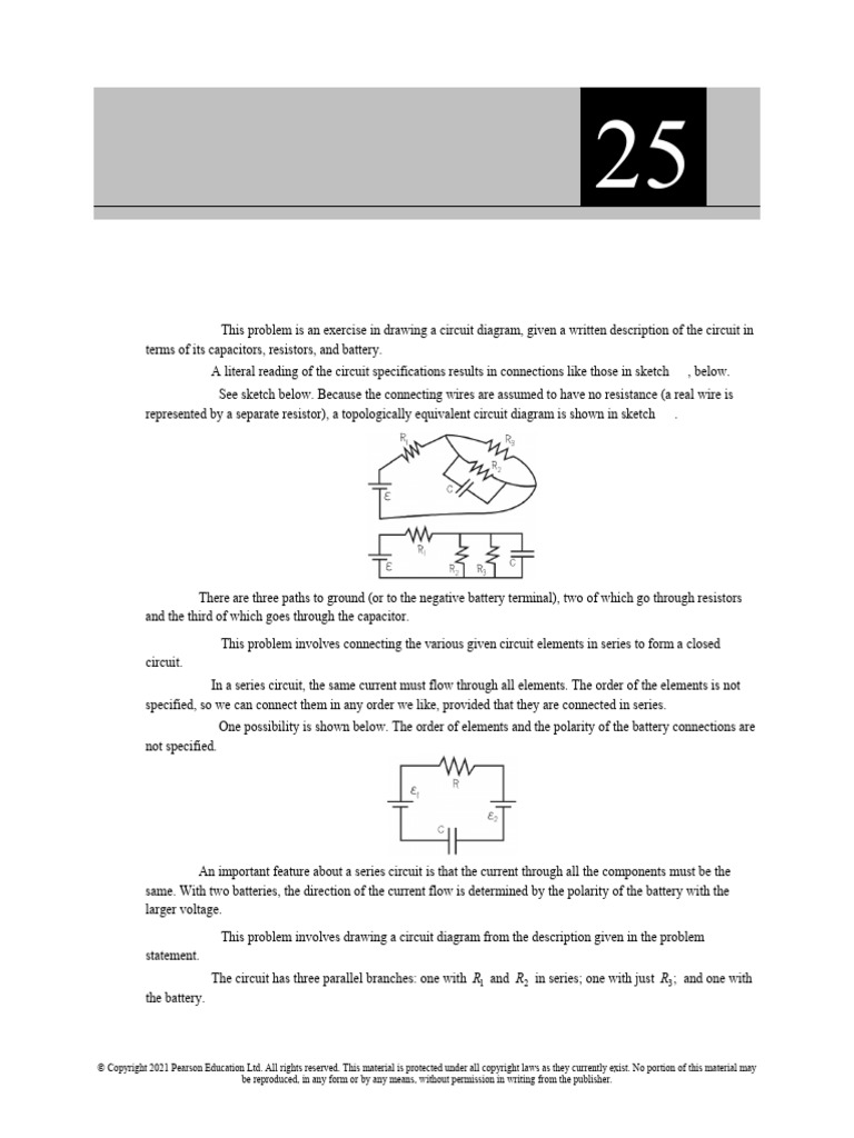 CH 25 - Total Solutions | PDF | Series And Parallel Circuits | Resistor