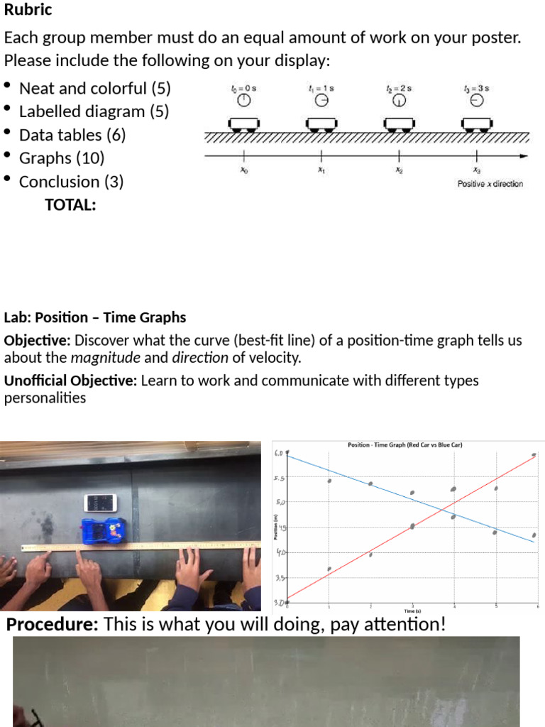 G7 Unit 3 3.1 Lab - Constant Velocity Buggies | PDF | Velocity | Mechanics