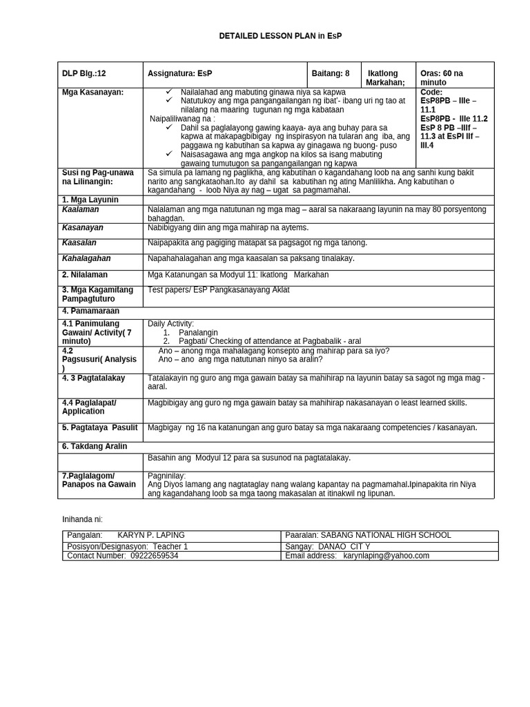 DLP Summative Final 11.5 3rd | PDF