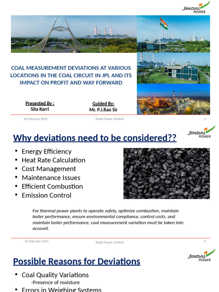 Coal Measurement Deviations Impact Analysis | PDF | Coal | Sustainable ...