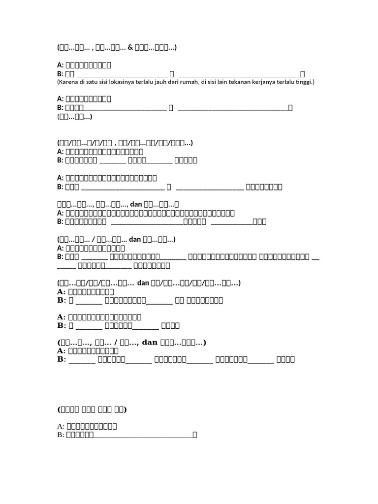 Latihan Grammar HSK 4 | PDF