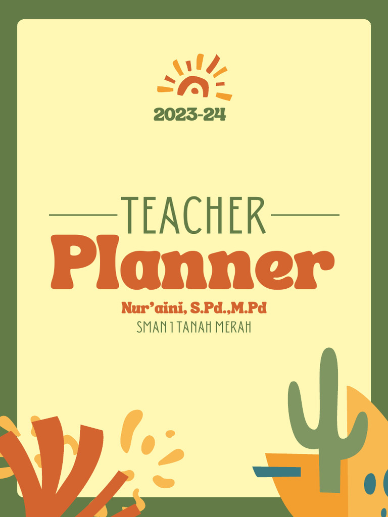 Teacher Planner For 2023-2024 NURAINI | PDF